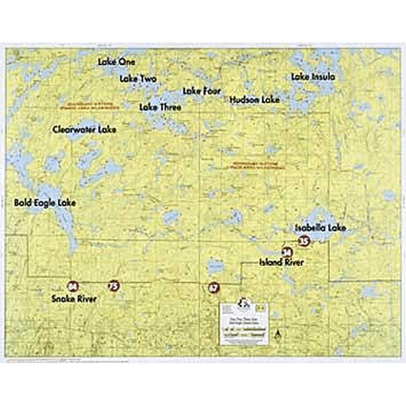 Eagle Lake Map Eagle Lake (Machar)